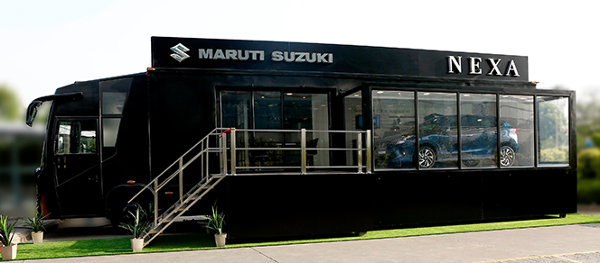Maruti Suzuki unveils the all-new Mobile NEXA terminal, bringing the ...